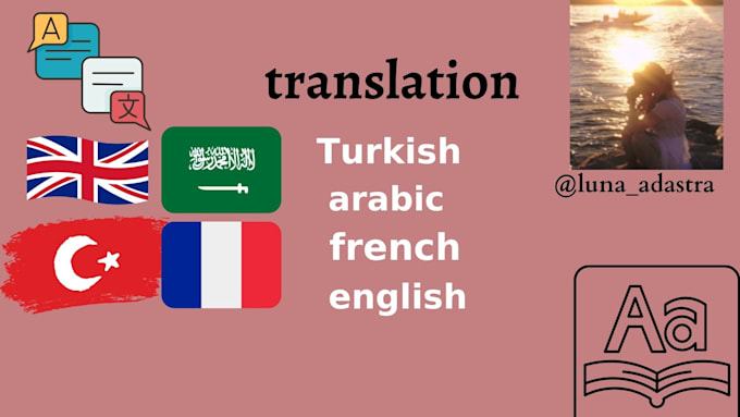 Translate your text french text perfectly to arabic, english and ...