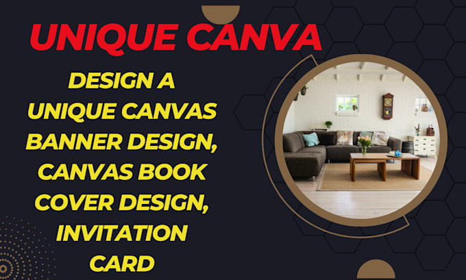 Design a unique canva banner design, canva book cover design ...