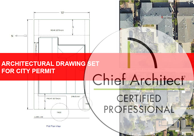 Create architectural city permit or blueprints in chief architect by ...