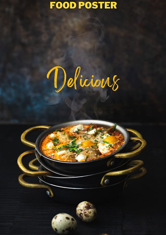 Design food posters, flyer and menu by Alishbahm | Fiverr
