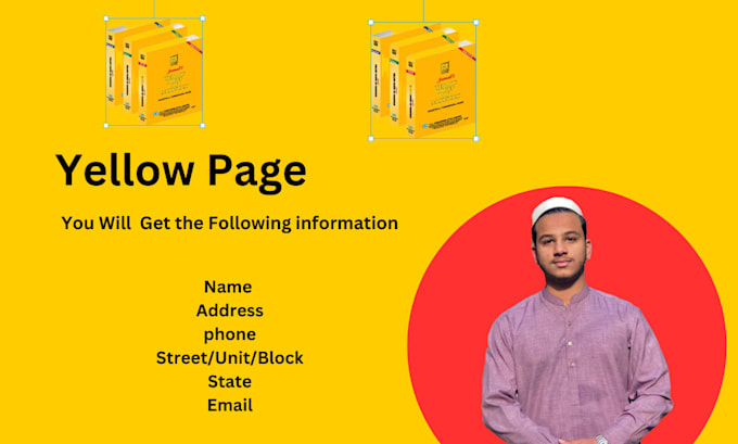 Do yellow pages scraping and leads generation for you by Muzamildm | Fiverr