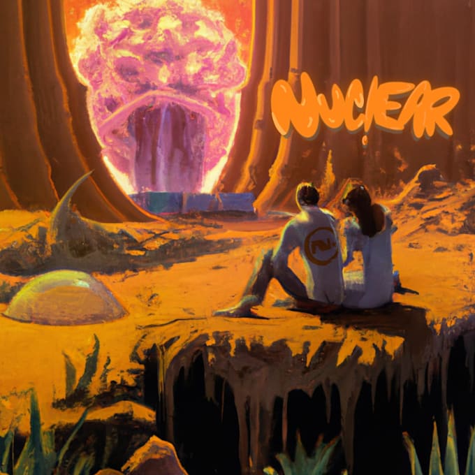 Do vibrant album covers oil paint, unique, and creative by ...