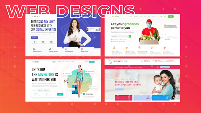 Do website ui ux, landing page design, mobile app ui in figma by Cascade_designs | Fiverr
