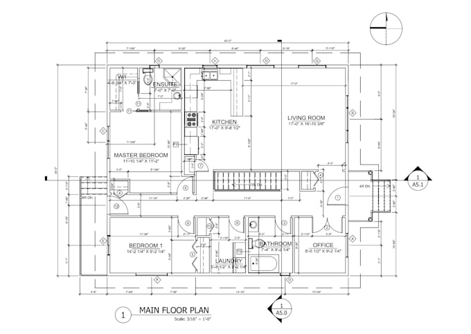 Digitally draft your floor plans by J_chernoff | Fiverr