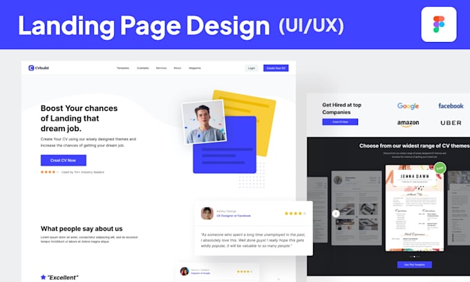 Create functional apps, landing pages, dashboards, saas app designs ...