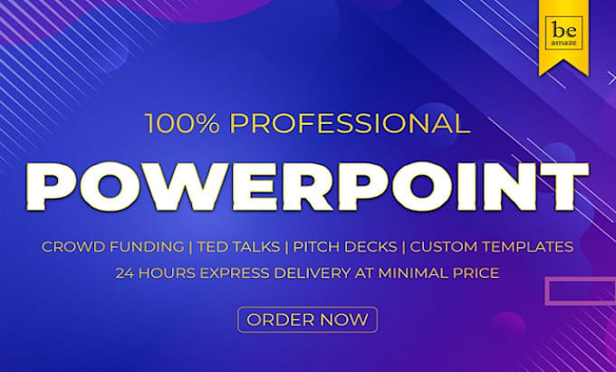 Design remarkable powerpoint presentation with animation by ...
