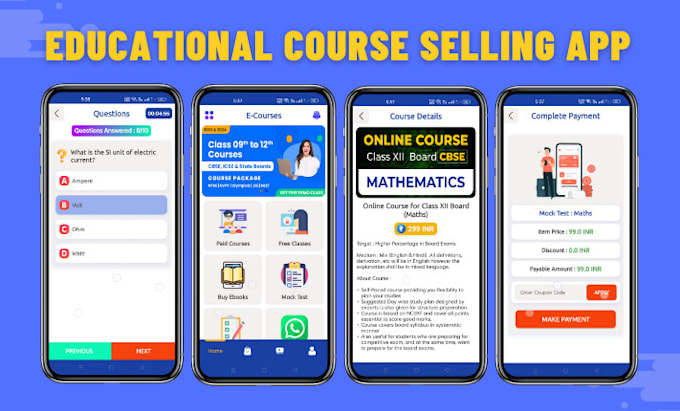 Create online courses selling app by Sh_developer_ | Fiverr