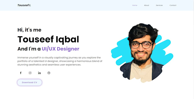 Deliver modern ui design for your website or mobile app by Touseef_iqbal7 | Fiverr
