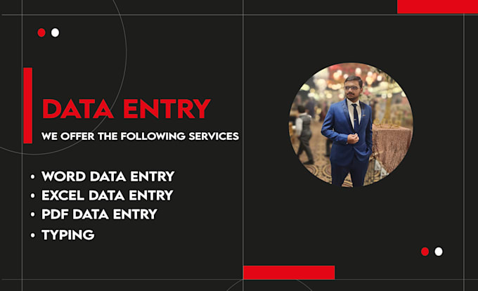 Do expert data entry and page typing in excel and word by Wasifali578 ...