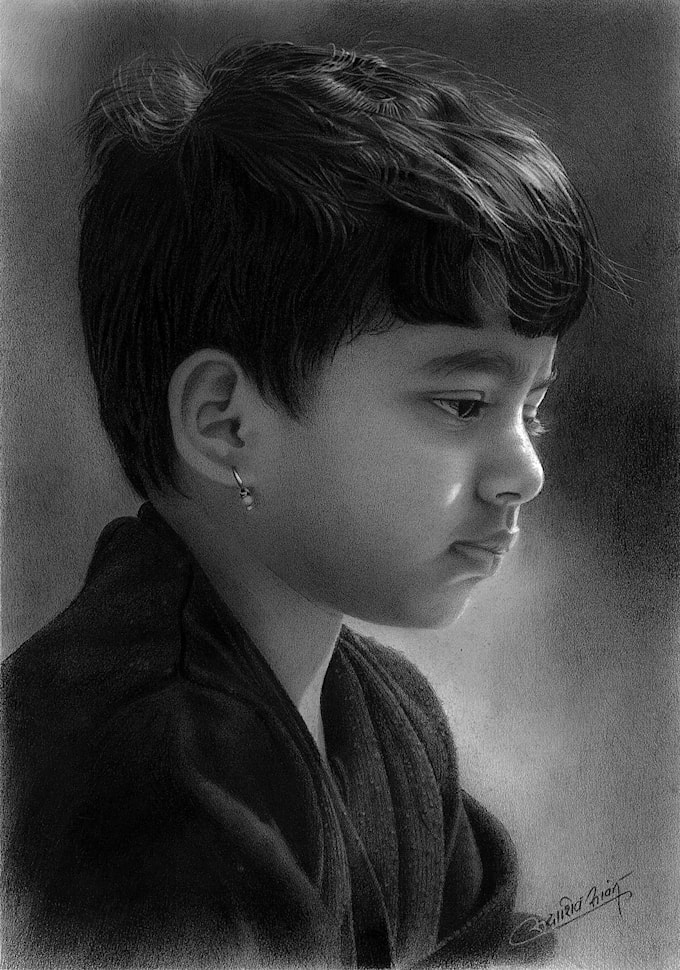 Turn your photos into amazing pencil art by Hansanandhinee | Fiverr