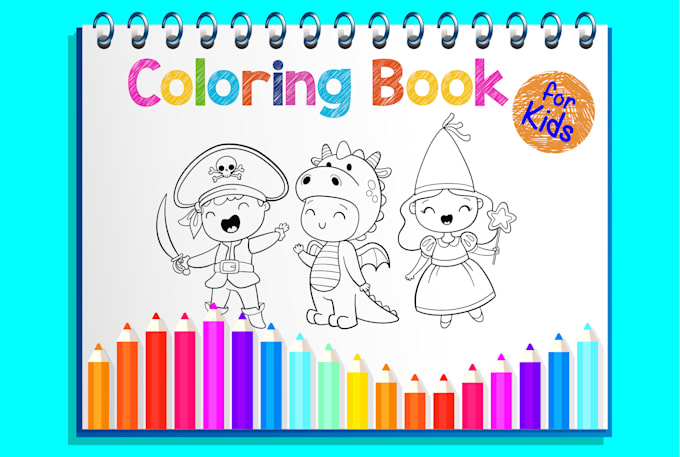 Design children worksheets, activity book, coloring book pages, and ...