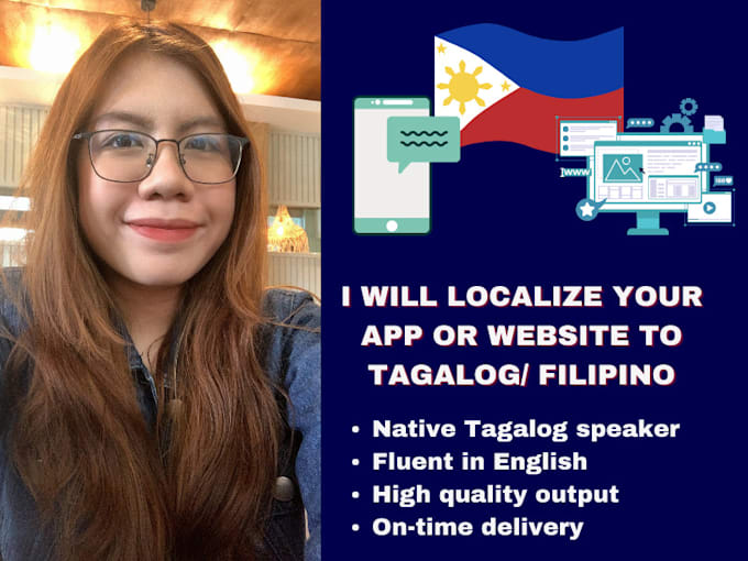 Localize your app or website to filipino or tagalog by Caramadamba | Fiverr