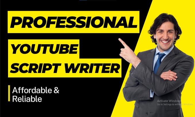 Write a captivating and professional youtube script by Groppolins | Fiverr
