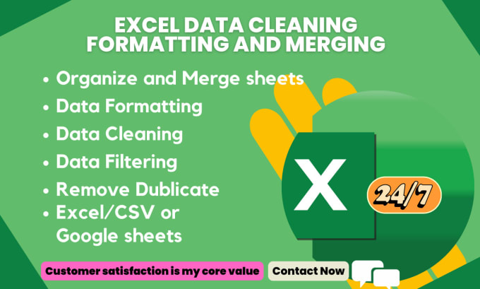 Do excel data cleaning, formatting, merging, filtering and much more by ... Do excel data cleaning, formatting, merging, filtering and much more by ...