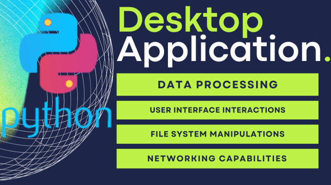 Develop custom python desktop applications by Codemasterdev | Fiverr Develop custom python desktop applications by Codemasterdev | Fiverr