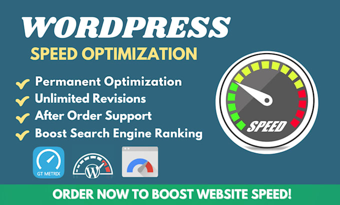Do wordpress speed optimization, speed up wordpress website by Moeed_developer | Fiverr