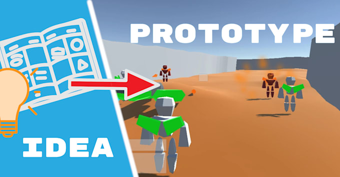 Create any prototype of your 3d game idea in unity by Geckogem | Fiverr