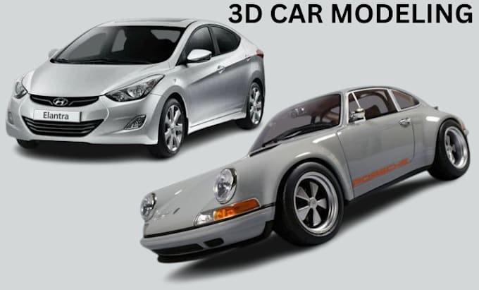Create 3d car modeling, 3d car design, 3d car character, 3d car ...