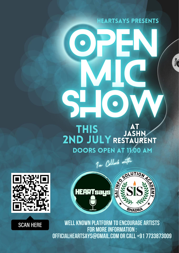 Design posters, flyers, logo and fonts for your event by Vikasverse0001 ...