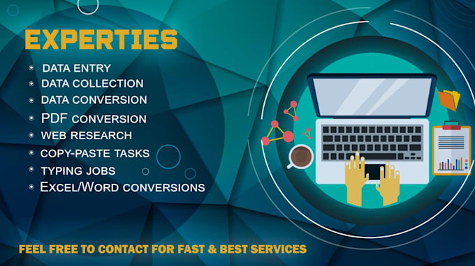 Professional data entry expert for accurate and efficient results by Entryproplus | Fiverr