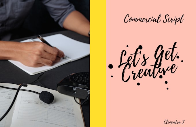 Create high quality and script for your voice over by Cleopatra_j | Fiverr