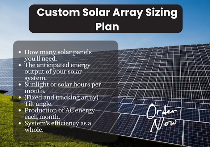 Create a custom solar array sizing plan that meets your load by Pm ...