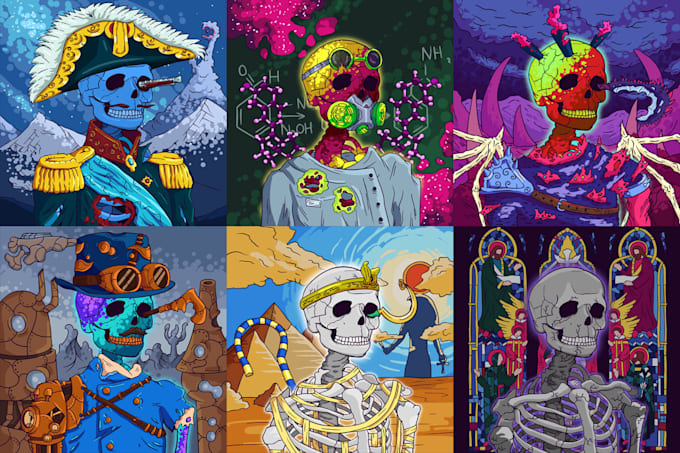 Make a cool nft collection by Rumerunus | Fiverr