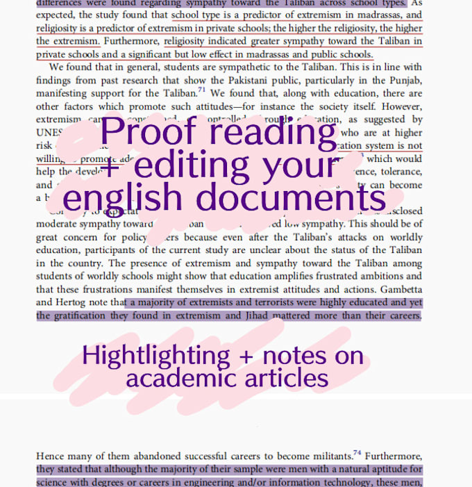 Edit and proofread articles, books, blog posts for you by Ammaltries | Fiverr