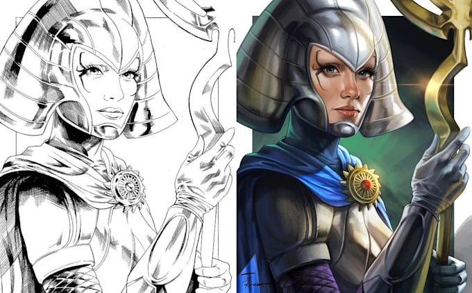 Superhero comic, draw amazing comics book art, graphic novel and ...