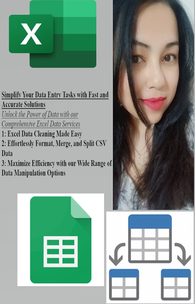 Do Excel Data Cleaning Formatting Merge Split Csv And Much More By