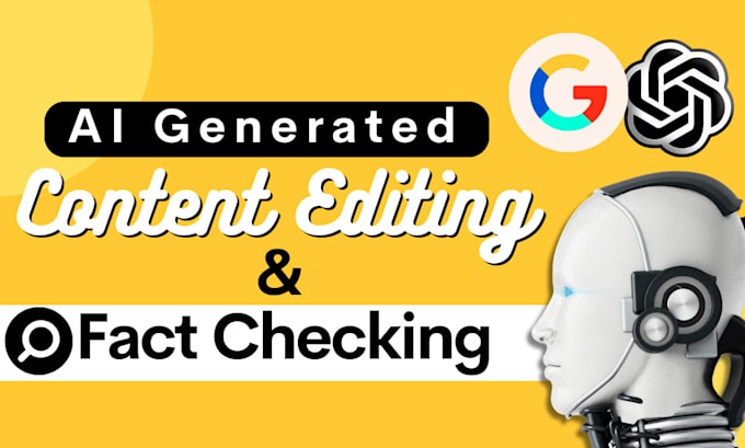 Ai content editing and fact checking by Graphicage123 | Fiverr