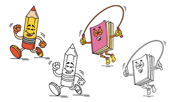 Do coloring book illustrations for kids by Soops_d | Fiverr