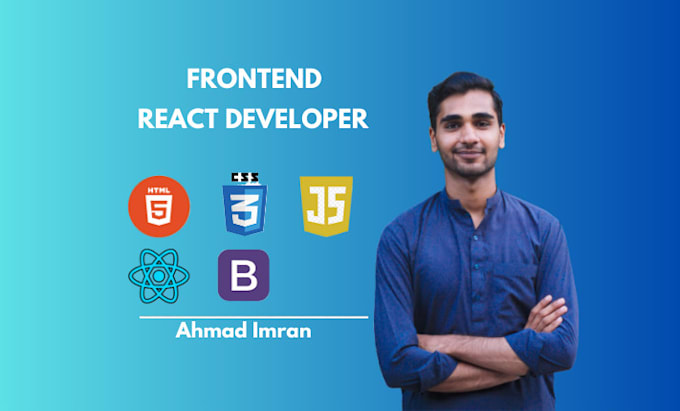 Be your frontend developer in html, css, bootstrap by Ahmad_imran2001 ...