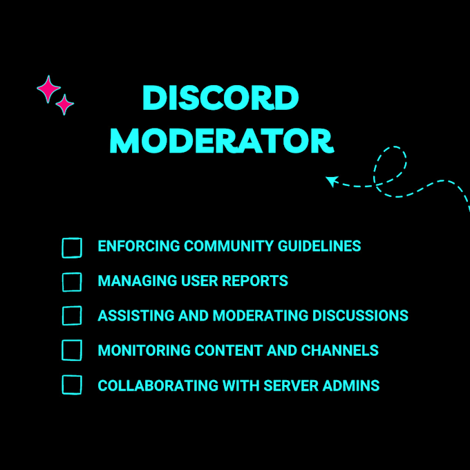 Be your discord moderator by Jacquelinewh720 | Fiverr