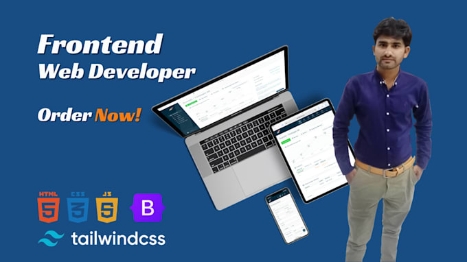 Create responsive website using bootstrap5 and tailwind css by Kohar786 | Fiverr