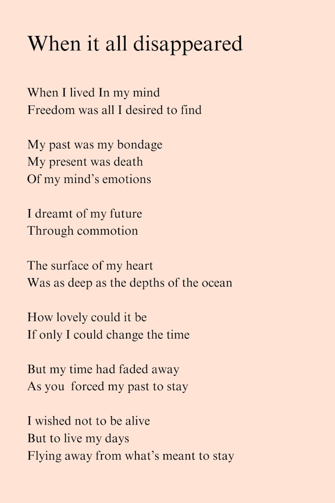 Creatively write thought provoking fun or heartfelt poems by Eniaparry ...