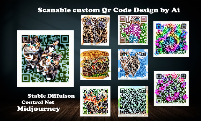 Create custom scanable qr code art by ai by Redwan_bihon | Fiverr Create custom scanable qr code art by ai by Redwan_bihon | Fiverr