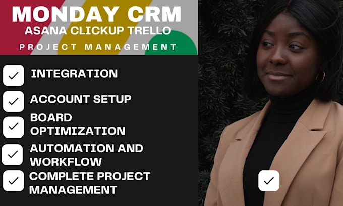 Setup your project management monday crm with monday com clickup trello by Glory_hanex | Fiverr