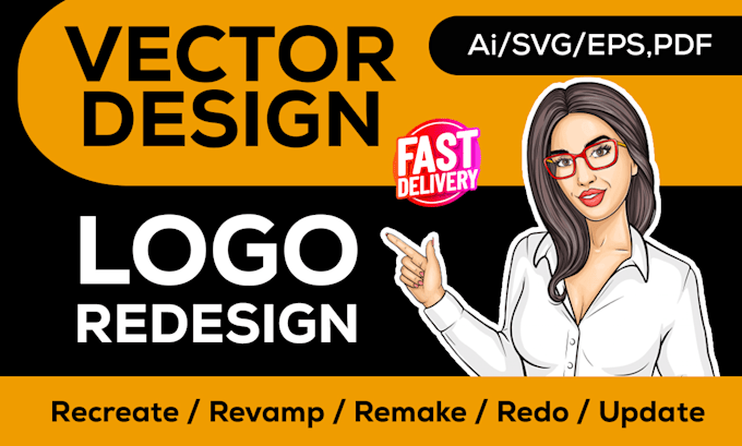Revamp vectorize fix update design or redesign your logo by Wasishah105 ...