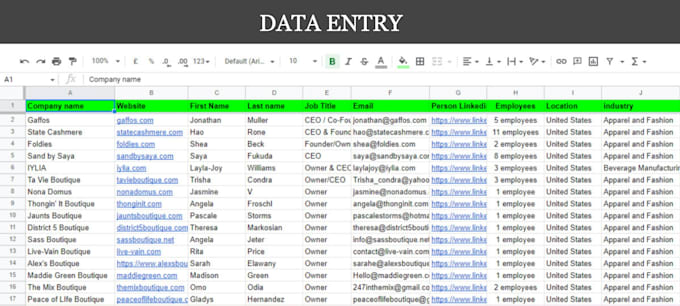Exceed expectations in typing and excel data entry by Pradeeshr | Fiverr