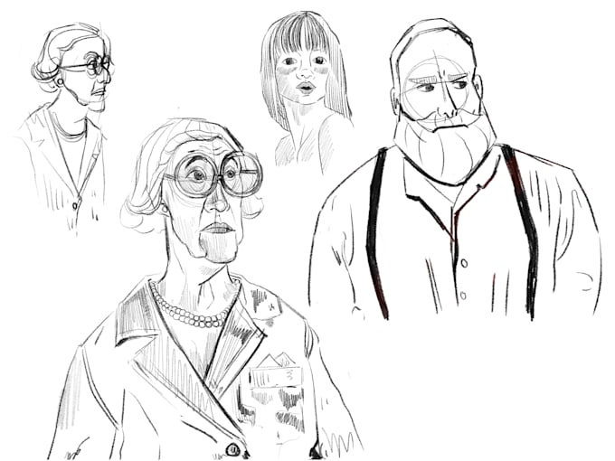 Draw a quick sketch of you by Maevagribout | Fiverr