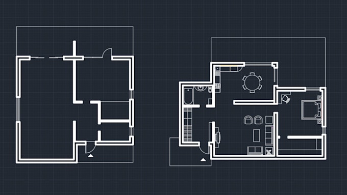 Draw your architectural plans in autocad by Nina_roscovan | Fiverr