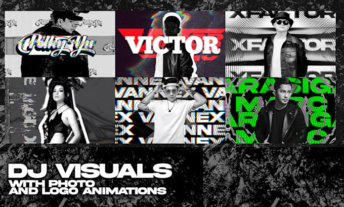 Make edm techno visuals for festivals and dj sets by Djrondejano | Fiverr