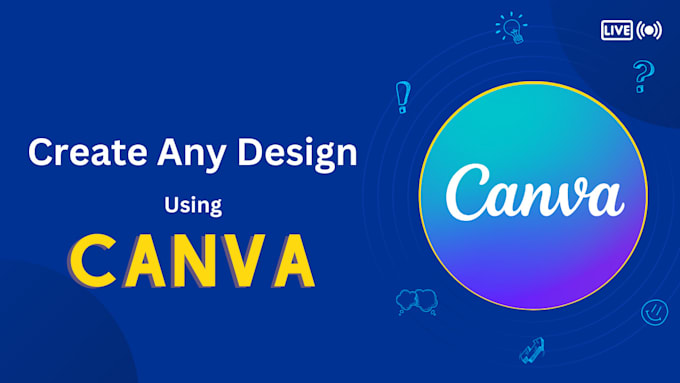 Create any design using canva by Nomanarshad212 | Fiverr