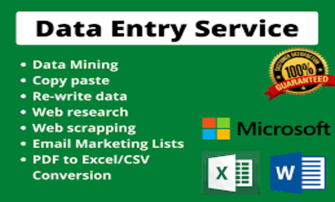 Do excel data entry, formatting, pivot tables, business documentation by Ranjith_excel | Fiverr