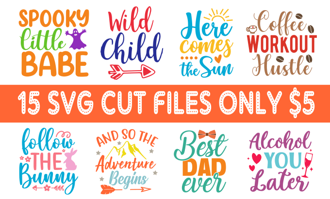 Make creative svg cut files, vector, png bundle design by Bddesigner44 ...