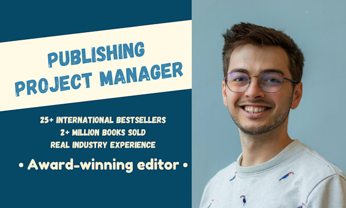 Be your book publishing project manager by Freelancetomm | Fiverr