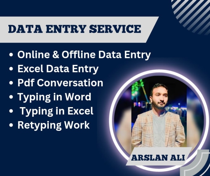 Excel sheet data entry by Arslanali0508 | Fiverr Excel sheet data entry by Arslanali0508 | Fiverr