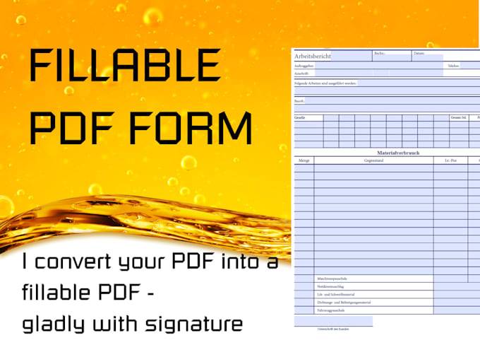 Convert your existing form into a digital fillable pdf by Donmcmuff ...