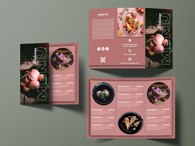 Design modern creative restaurant menu card by Afia_tasnim | Fiverr